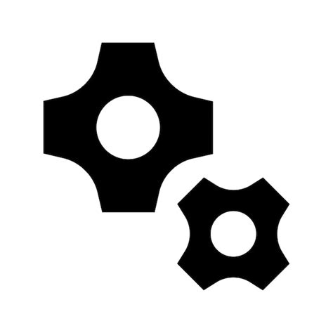 Icono De Engranaje Vector Premium