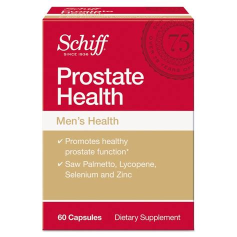 Schiff Prostate Health Capsule 60 Count Free Shipping On Orders Over