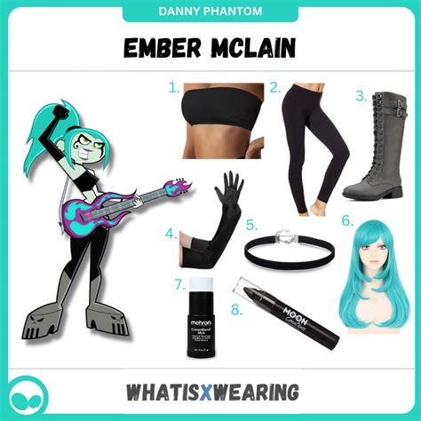 Ember Mclain Danny Phantom Costume Guide