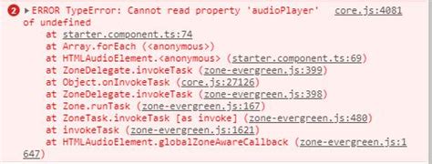 Javascript Error Typeerror Cannot Read Property Audioplayer Of