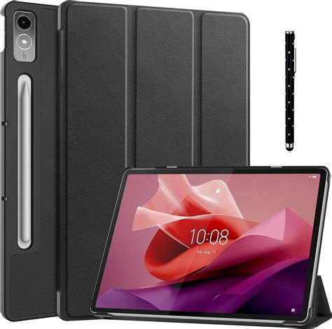 DoohowCase Hülle mit Tastatur für Lenovo Tab P Zoll Bluetooth QWERTZ Tastatur mit
