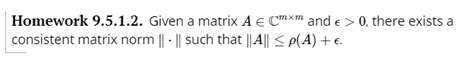 Solved Homework 9512 Given A Matrix A∈cm×m And ϵ0