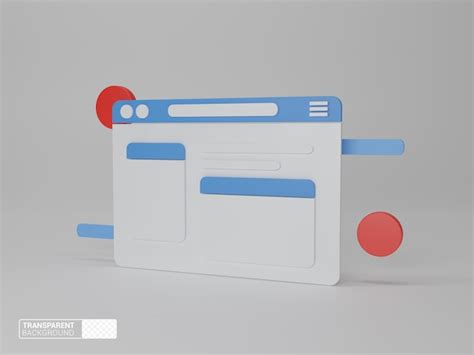 interface de usuário em branco psd premium