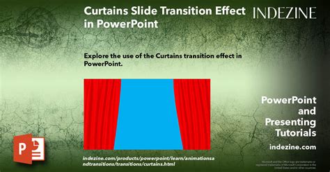 Curtains Slide Transition Effect In Powerpoint