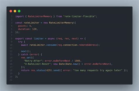 Tushar Chavan On Linkedin Secure Your Expressjs App With Rate