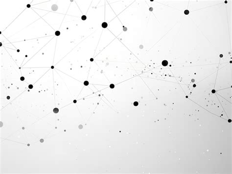 Premium Photo Abstract Polygon Connecting Dots And Lines Technology White Background Ai