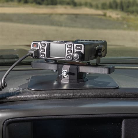 Dashboard Radio Mount For Cb Ham Gmrs Radios Scanners And More