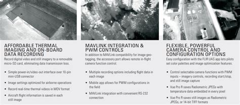 Flir Vue Pro R 336 Câmera De Imagem Térmica Mokka Sensors