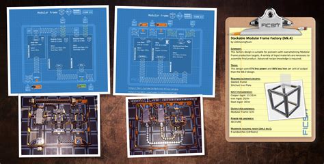 Stackble Modular Frame Factory Floor Plan Mk 4 Satisfactorygame