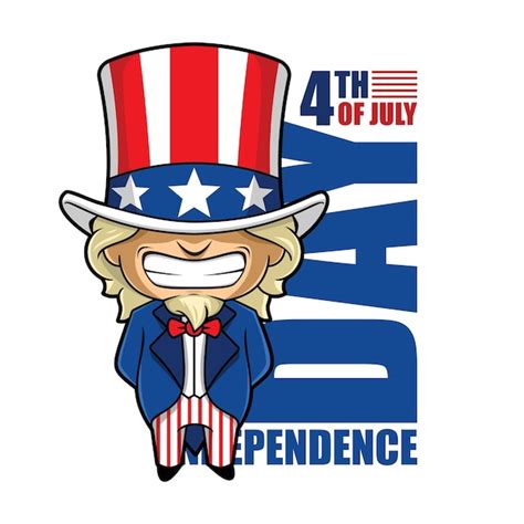 Premium Vector Uncle Sam Character Design