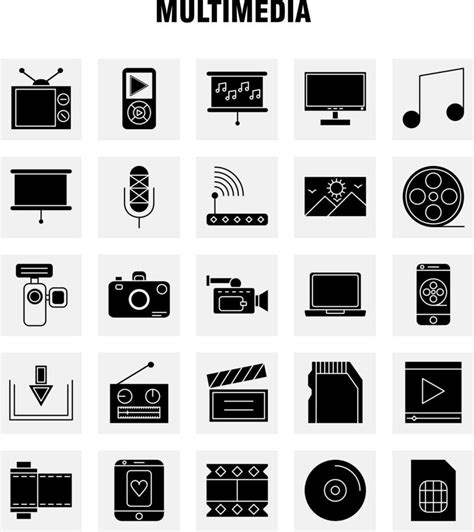 Restaurant Solid Glyph Icons Set For Infographics Mobile Uxui Kit And