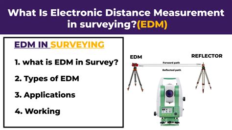 What Is Electronic Distance Measurement In Surveying Edm In Survey