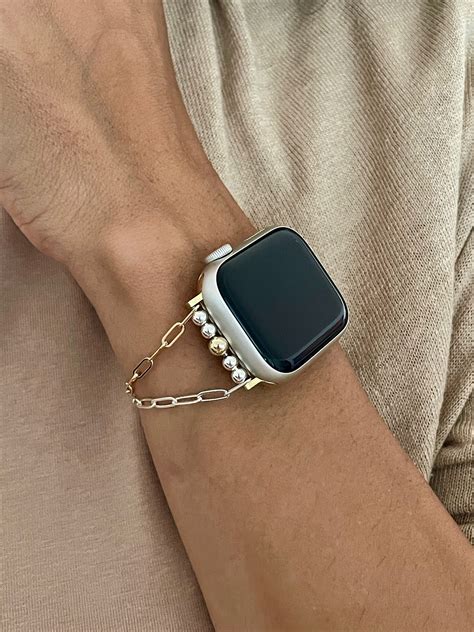 Upscale Mix Metals Apple Watch Band 38mm 40mm 41mm 42mm 44mm 45mm Two
