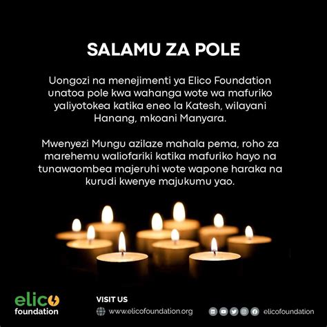 Elico Foundation On Linkedin Salamu Za Pole Uongozi Wa Elico