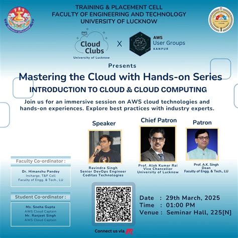 🚀 We At Aws Cloud Club University Of Lucknow Are Thrilled To Bring You Yashi Lohumi