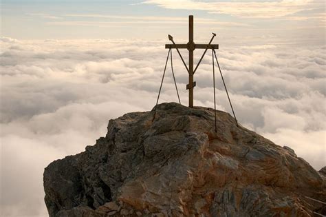 Peak Of Mount Athos My Question Is Y There Is A Russian Style Cross