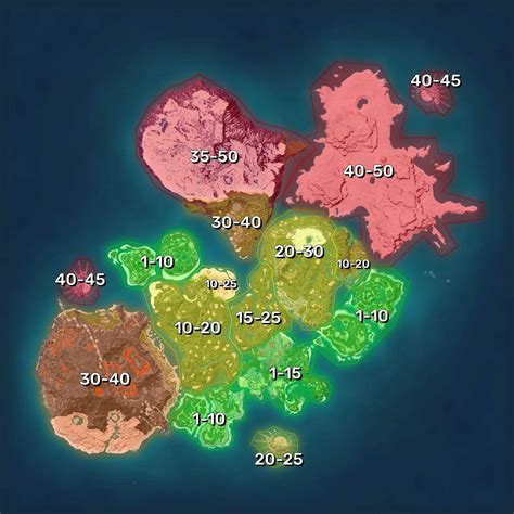 Palworld Interactive Map And Level Map