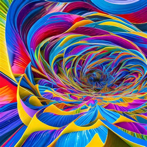 An Explosion Of Vibrant Colors And Shapes Swirling Together In A Mesmerizing Dance4 Generative