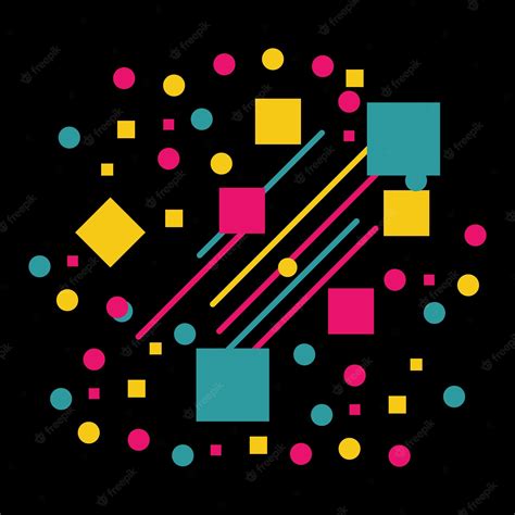 Premium Vector Vector Of Abstract Geometric Background With Circles Triangles Lines