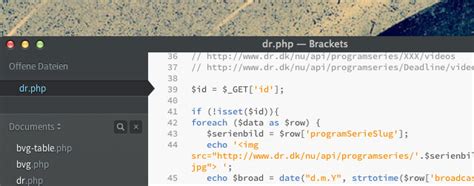 Brackets Für Windows Und Mac Freier Code Editor Mit Browser Live