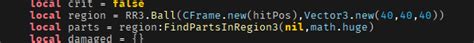region3 not always working scripting support developer forum roblox