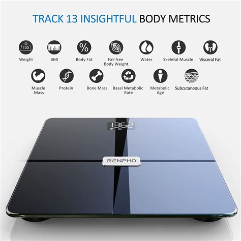 RENPHO Premium Wi Fi Bluetooth Scale Smart Digital Bathroom Weight BMI