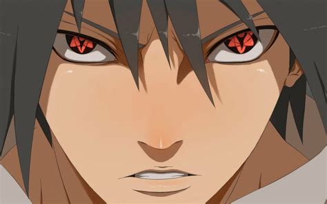 Sasuke Uchiha With Mangekyo Sharingan Eterno Wallpaper Background
