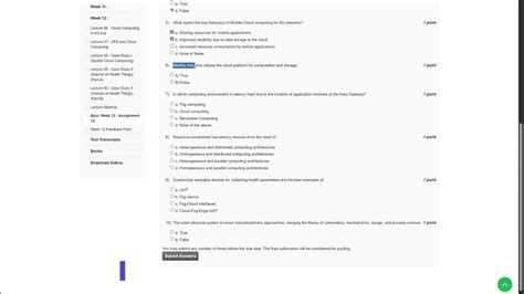cloud computing week 12 assignment answers august 2024 nptel swayam