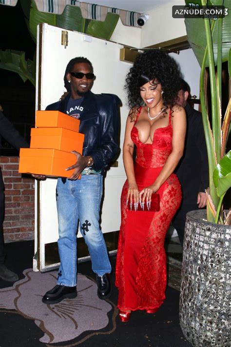 cardi b and offset s sexy exit from delilah s birthday bash aznude