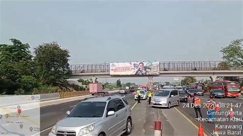 Tol Jakarta Cikampek Berlakukan Contraflow Dari KM Hingga KM Arah Cikampek Bisnis