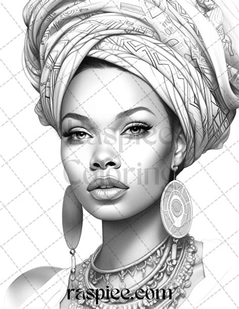 Nice Things To Draw African Tattoo African American Beauty Grayscale