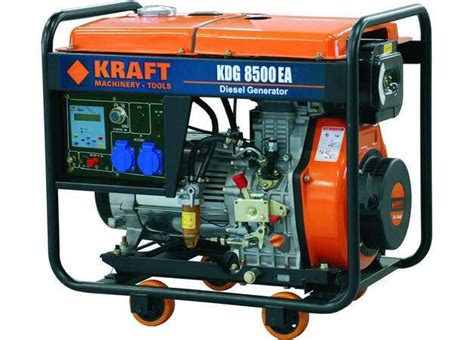 Дизельный генератор, электрогенератор для дома KRAFT KDG7500E 5,8 кВт ...