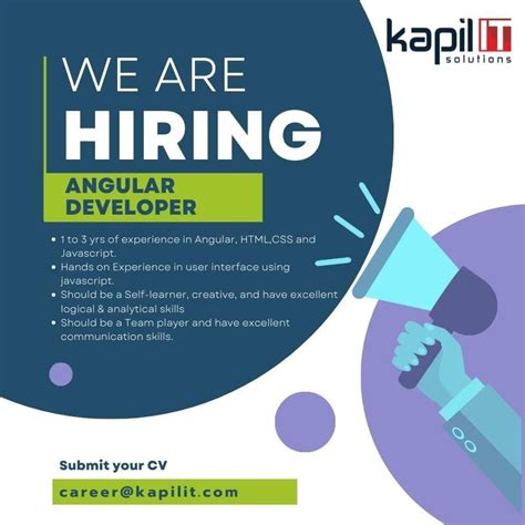 Sri Kanth On Linkedin Openings Angular Angulardeveloper Hyderabad Refer Hiring