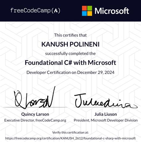 Kanush Polineni On Linkedin Freecodecamp Csharp Programming