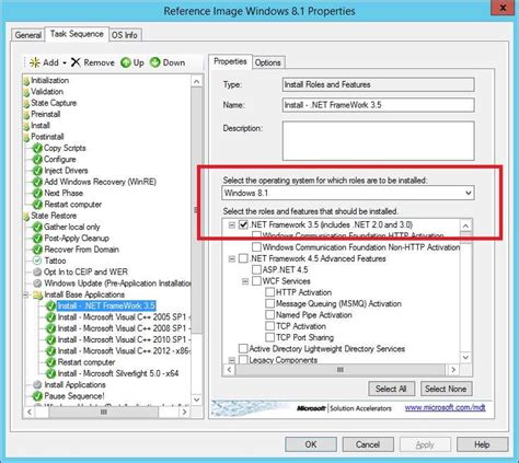 Cannot Install Net 35 On Windows 81 During Osd Ts Configuration Manager 2012 Windows