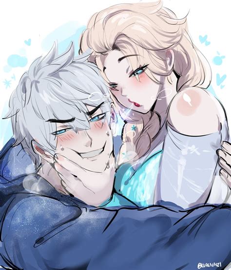 Elsa And Jack Frost Frozen And 1 More Drawn By Kurenaizkuayrenaiz
