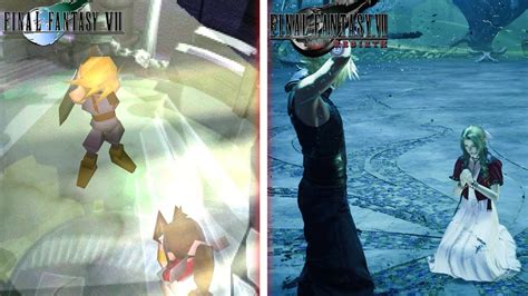 Final Fantasy Vii Rebirth Aeris Aerith Ending Scene Comparison