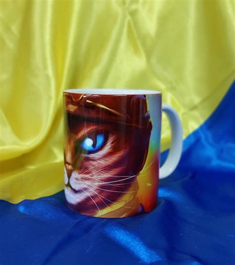 Чашка керамічна з принтом Котик ЗСУ 330 мл 2427 132 330 фото отзывы характеристики в