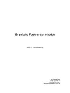 Empirische Forschungsmethoden Uni Trier Empirische Forschungsmethoden Uni Trier Pdf PDF4PRO