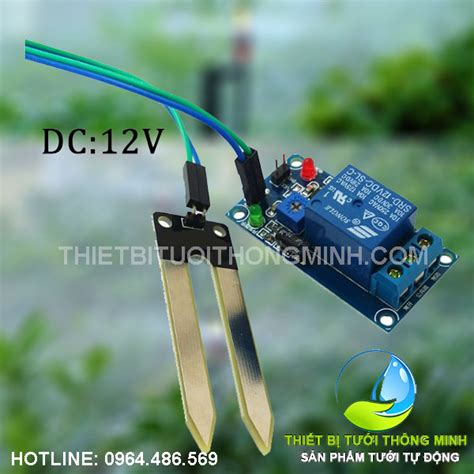 Cảm biến độ ẩm đất điều khiển tưới cây tự động thông minh giá rẻ tốt nhất