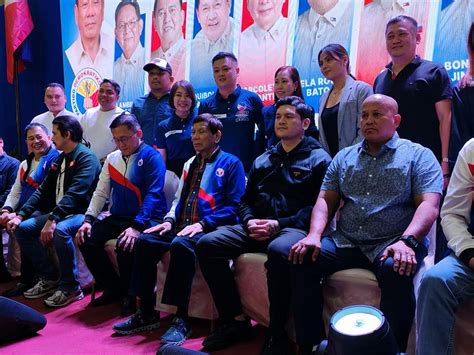 Duterte Endorses Pdp Laban Senate Candidates In Davao City Event