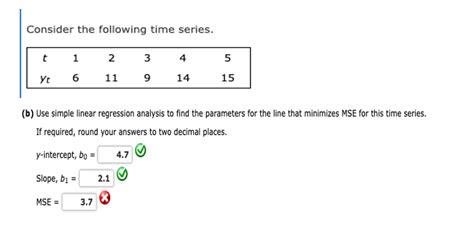 solved consider the following time series b ﻿use simple