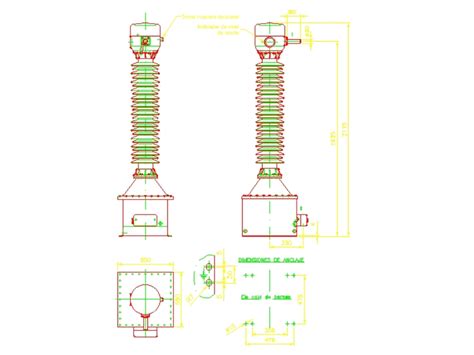 Transformadores En AutoCAD Descargar CAD KB Bibliocad
