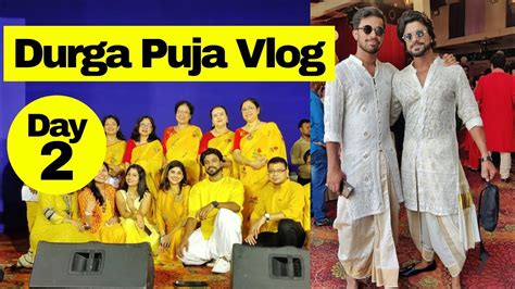 Durga Puja Vlog Day 2 Saptami Youtube