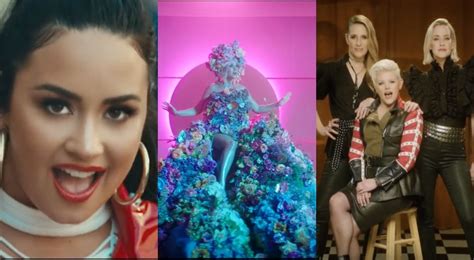 Demi Lovato Katy Perry And The Dixie Chicks All Released New Music Videos This Week