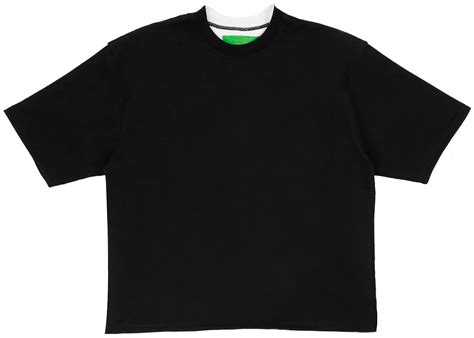 Garment Workshop Reversible Double Layer Tee In Store Black White