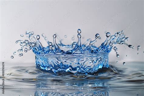 Water Ripple Effect The Art Of Capturing A Splash In Motion Stock Illustration Adobe Stock
