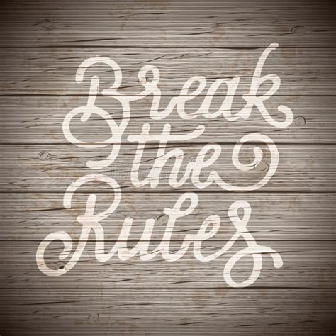 Rustic Wood With Slogan Stock Vector Illustration Of Text 101005904
