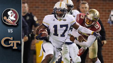 Florida State Vs Georgia Tech Football Highlights 2015 Youtube