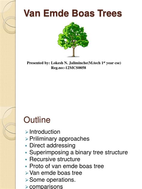 An In Depth Look At Van Emde Boas Trees A Data Structure Supporting